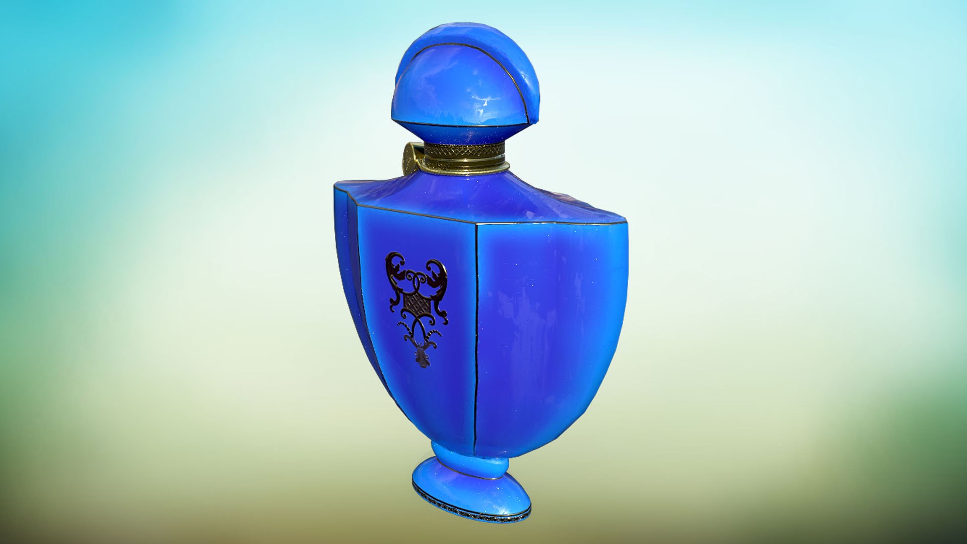 Vintage Perfume Bottle Game Ready Low-poly 3D Model - TurboSquid 2061024