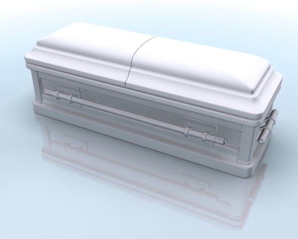 3ds max casket funeral