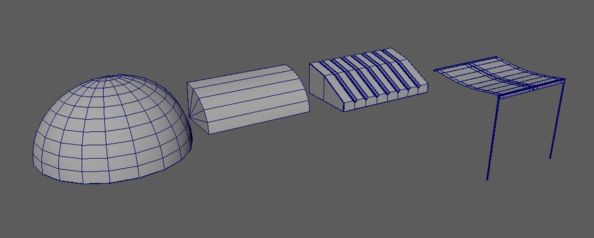 Modular Overhangs 3D Model - TurboSquid 1301095