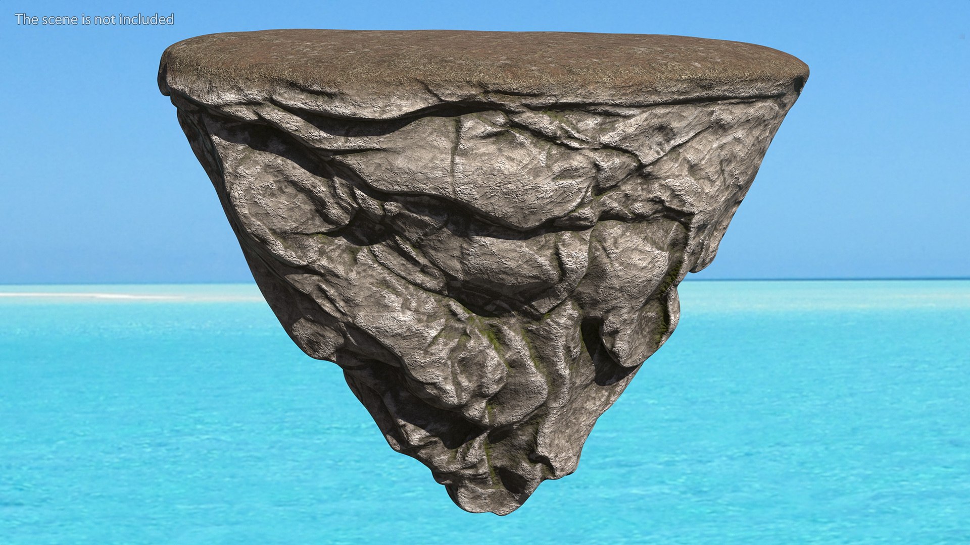 3D Round Rock Island - TurboSquid 1835871