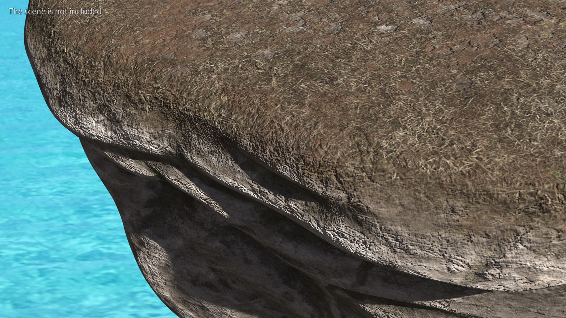3D Round Rock Island - TurboSquid 1835871