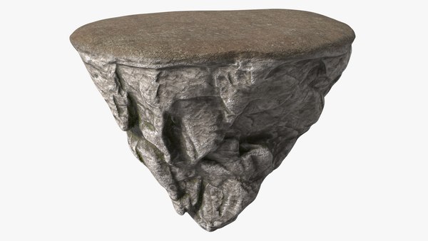 3D Round Rock Island - TurboSquid 1835871