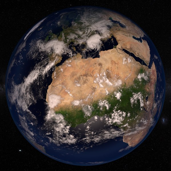 planet earth 32k c4d
