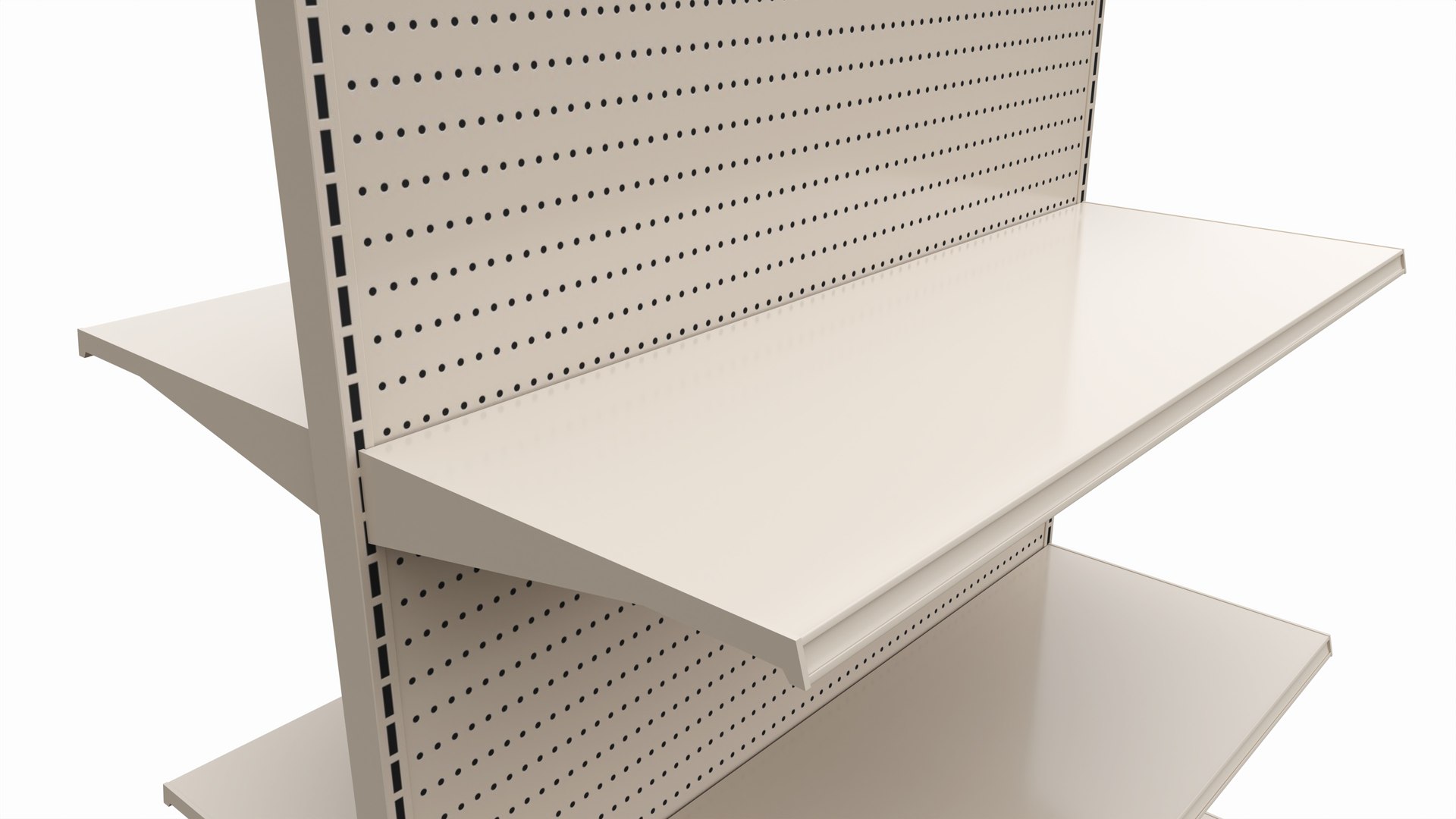 Store Shelving Double Sided Unit 3D Model - TurboSquid 2195460