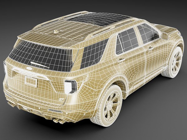 modelo 3d Ford Explorer ST 2020 - TurboSquid 1424962