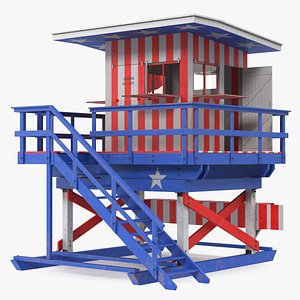 Lifeguard Station 3D Models for Download | TurboSquid