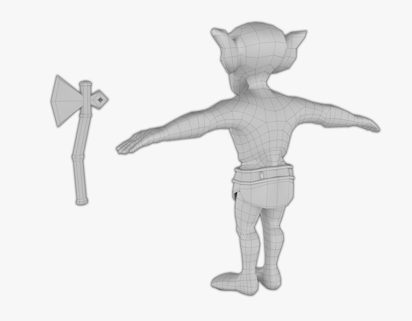 Troll Axe 3D - TurboSquid 1647625