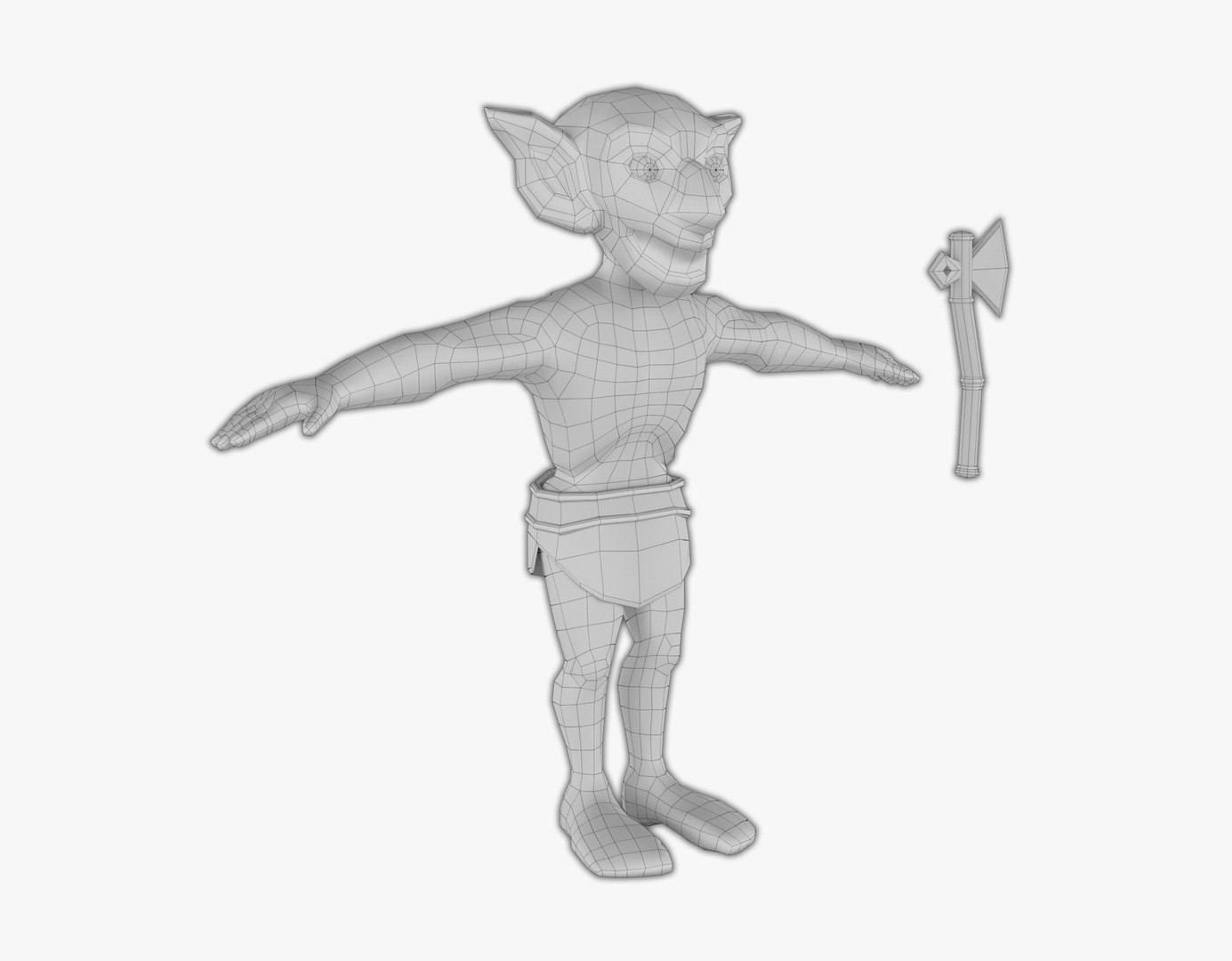 Troll Axe 3D - TurboSquid 1647625