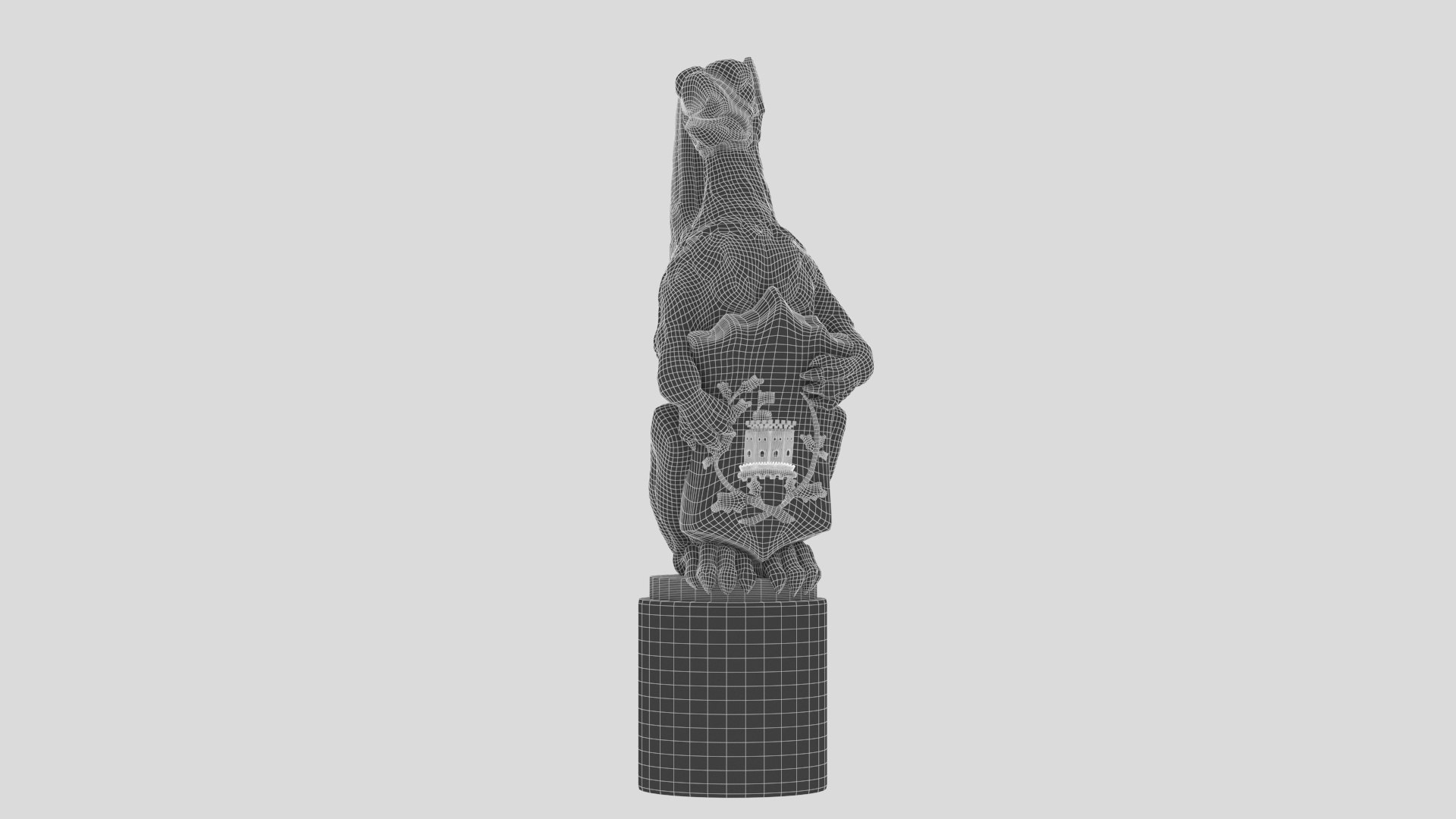3D The Griffin Of Edward III - TurboSquid 2270319