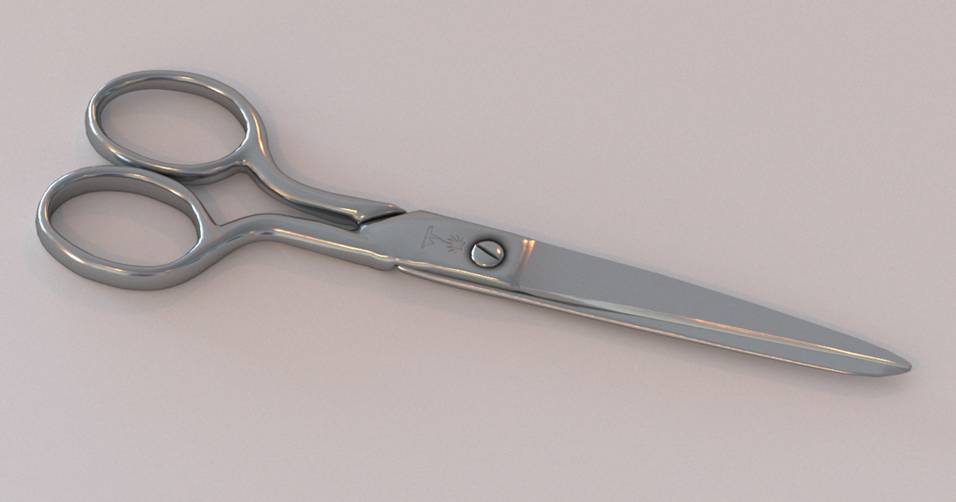 3D Model Steel Scissors - TurboSquid 1346705