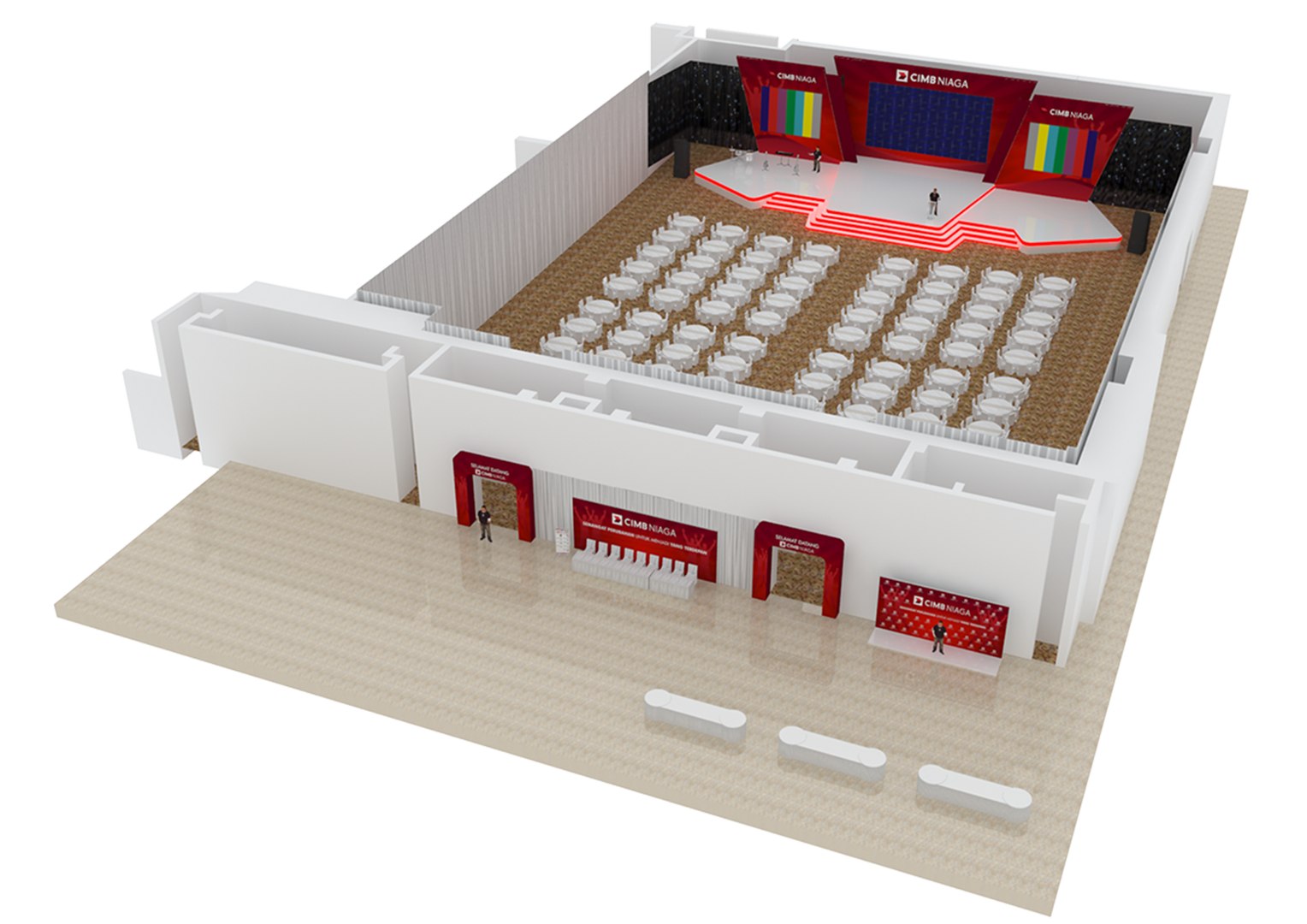 QUIZ EVENT 3D Model - TurboSquid 1989241