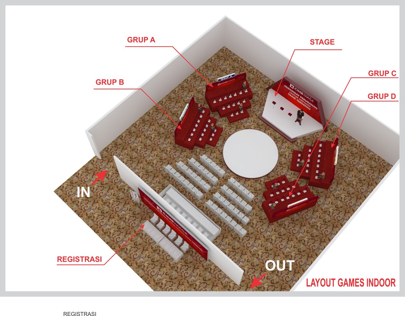 QUIZ EVENT 3D Model - TurboSquid 1989241