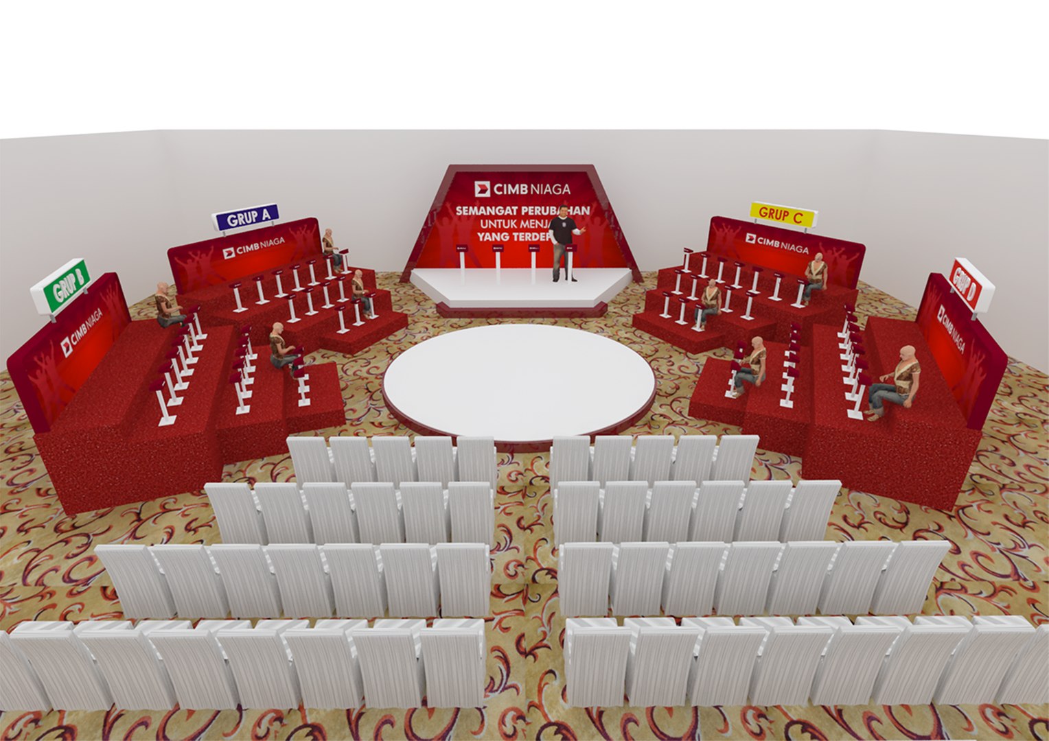 QUIZ EVENT 3D Model - TurboSquid 1989241