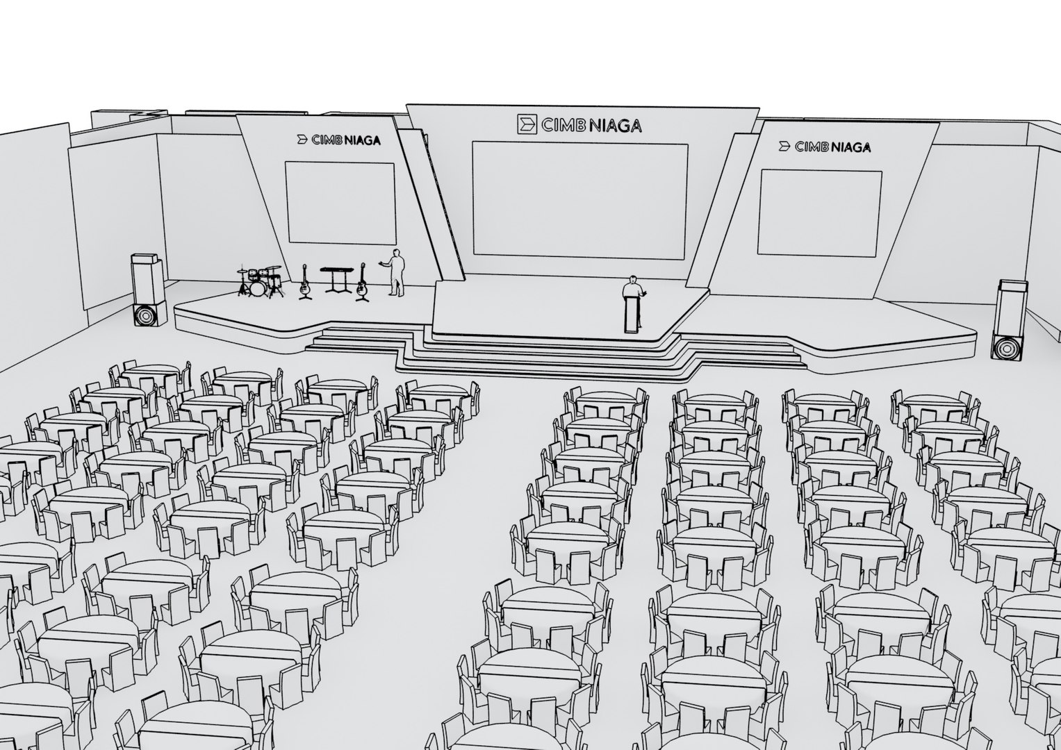 QUIZ EVENT 3D Model - TurboSquid 1989241