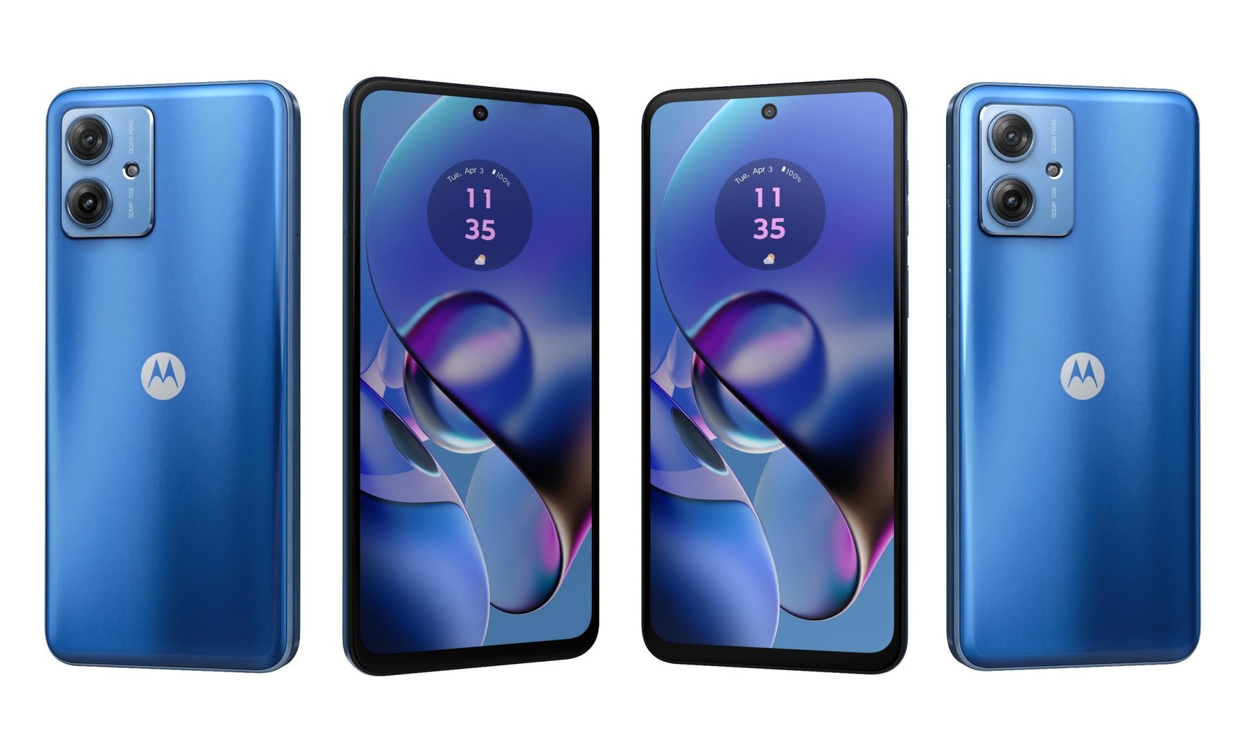 Motorola Moto G54 5G Blue 3D Model - TurboSquid 2123118