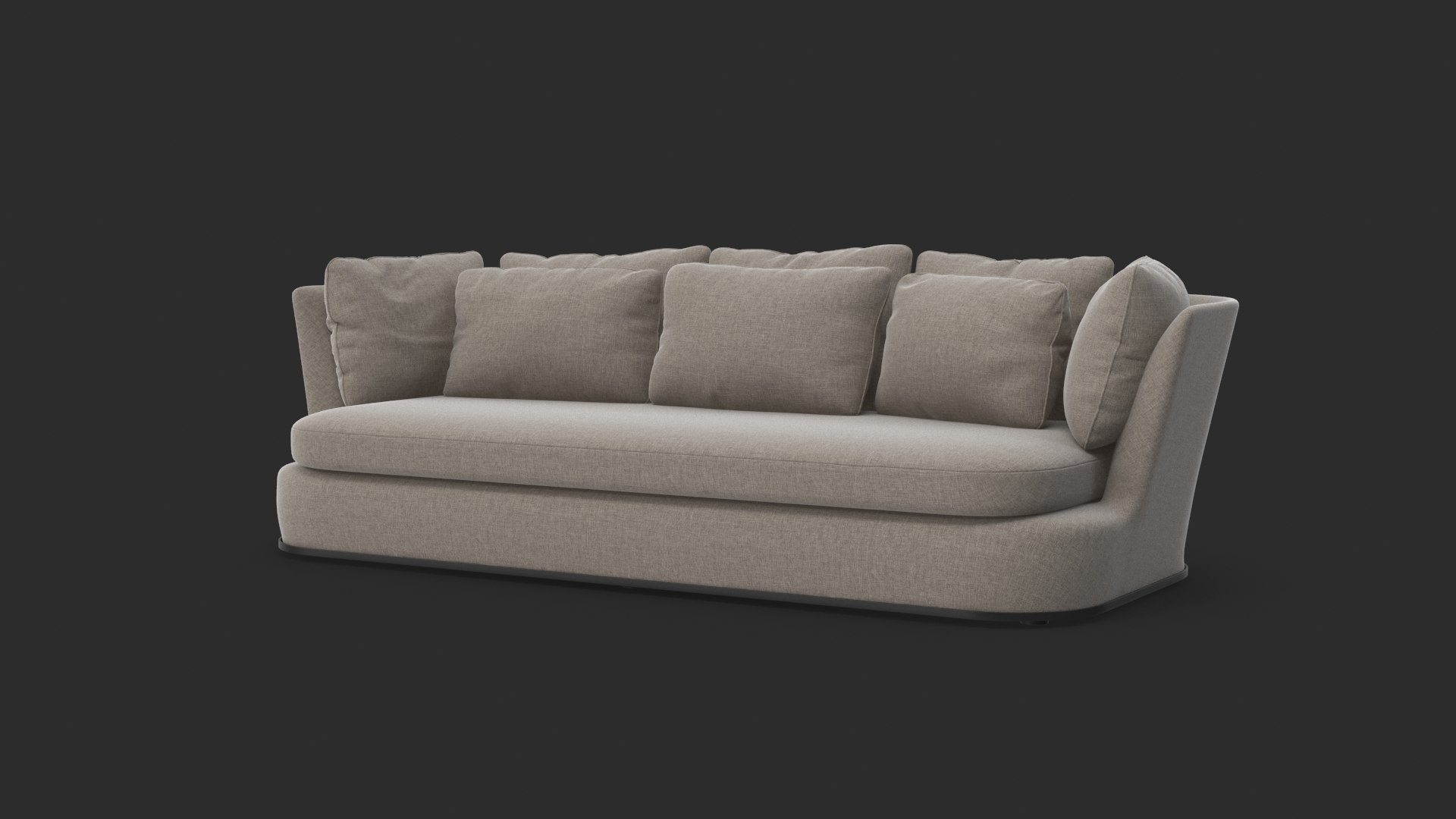 3D Apollo Sofa P2 Model - TurboSquid 1870558