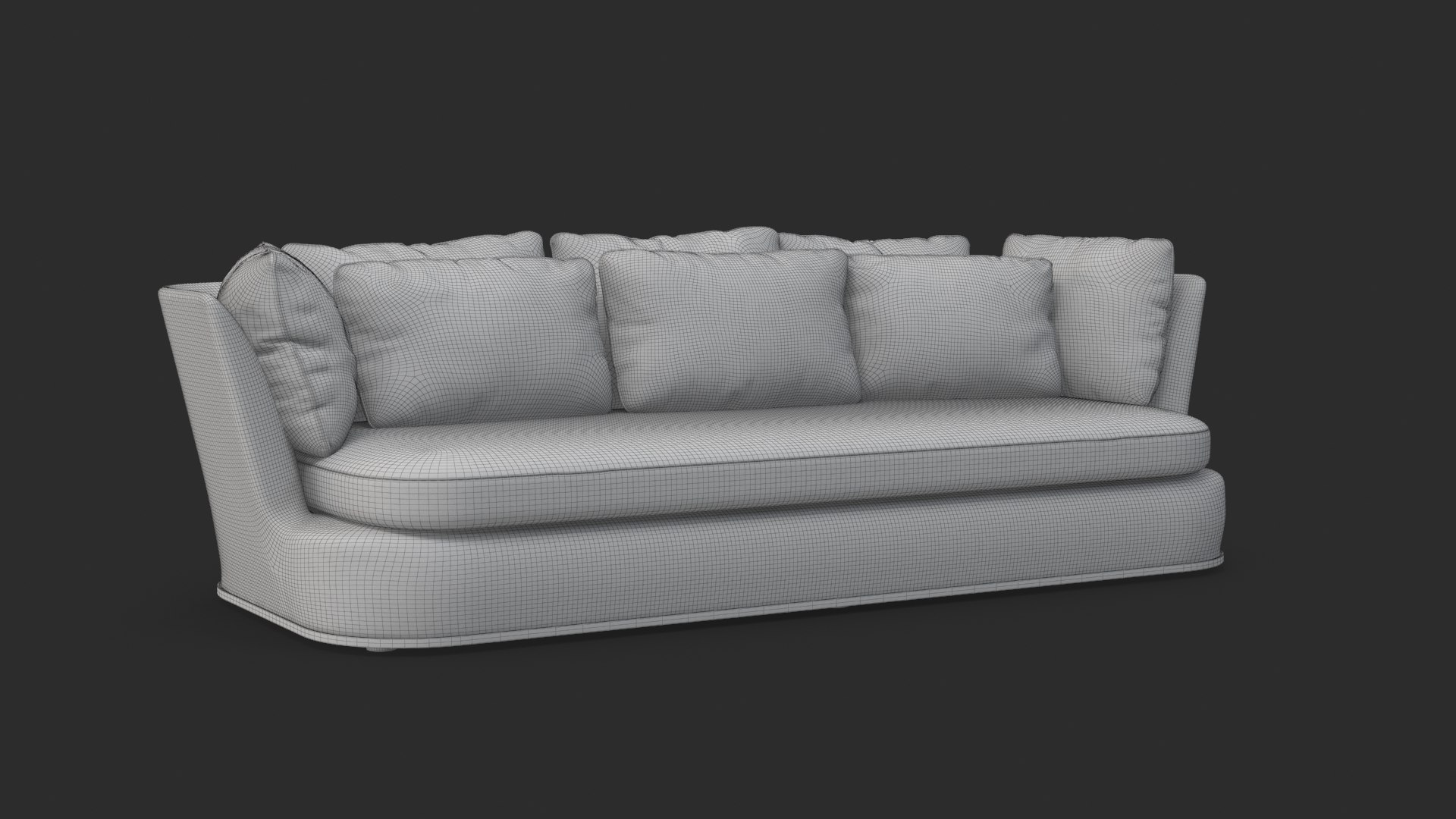 3D Apollo Sofa P2 Model - TurboSquid 1870558