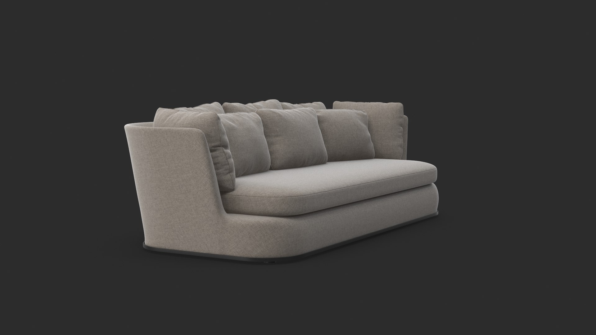 3D Apollo Sofa P2 Model - TurboSquid 1870558
