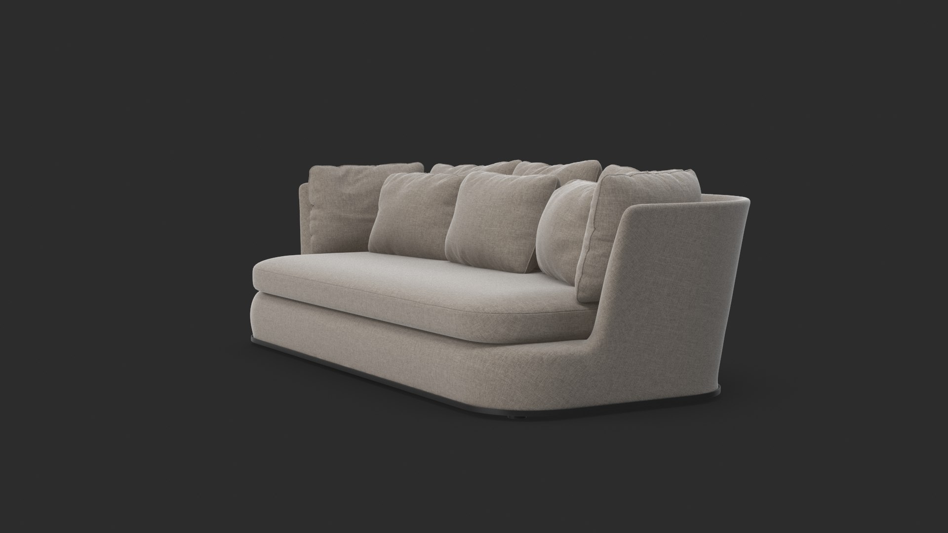 3D Apollo Sofa P2 Model - TurboSquid 1870558