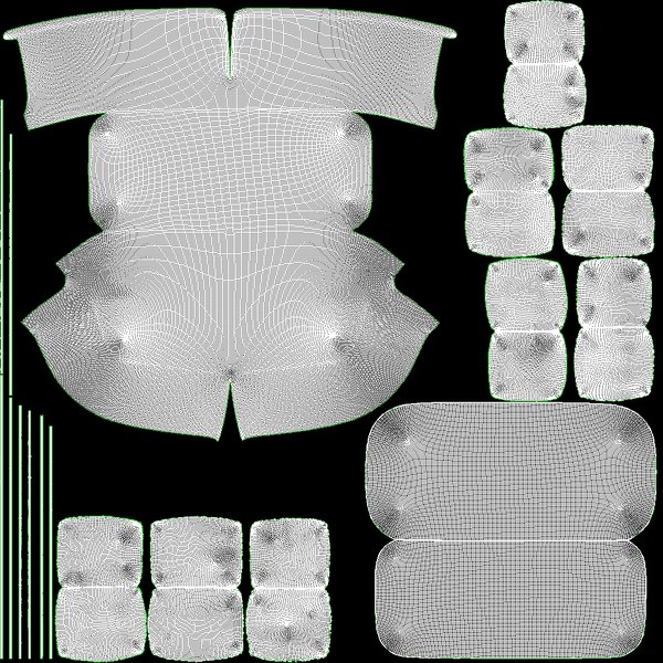 3D Apollo Sofa P2 model - TurboSquid 1870558