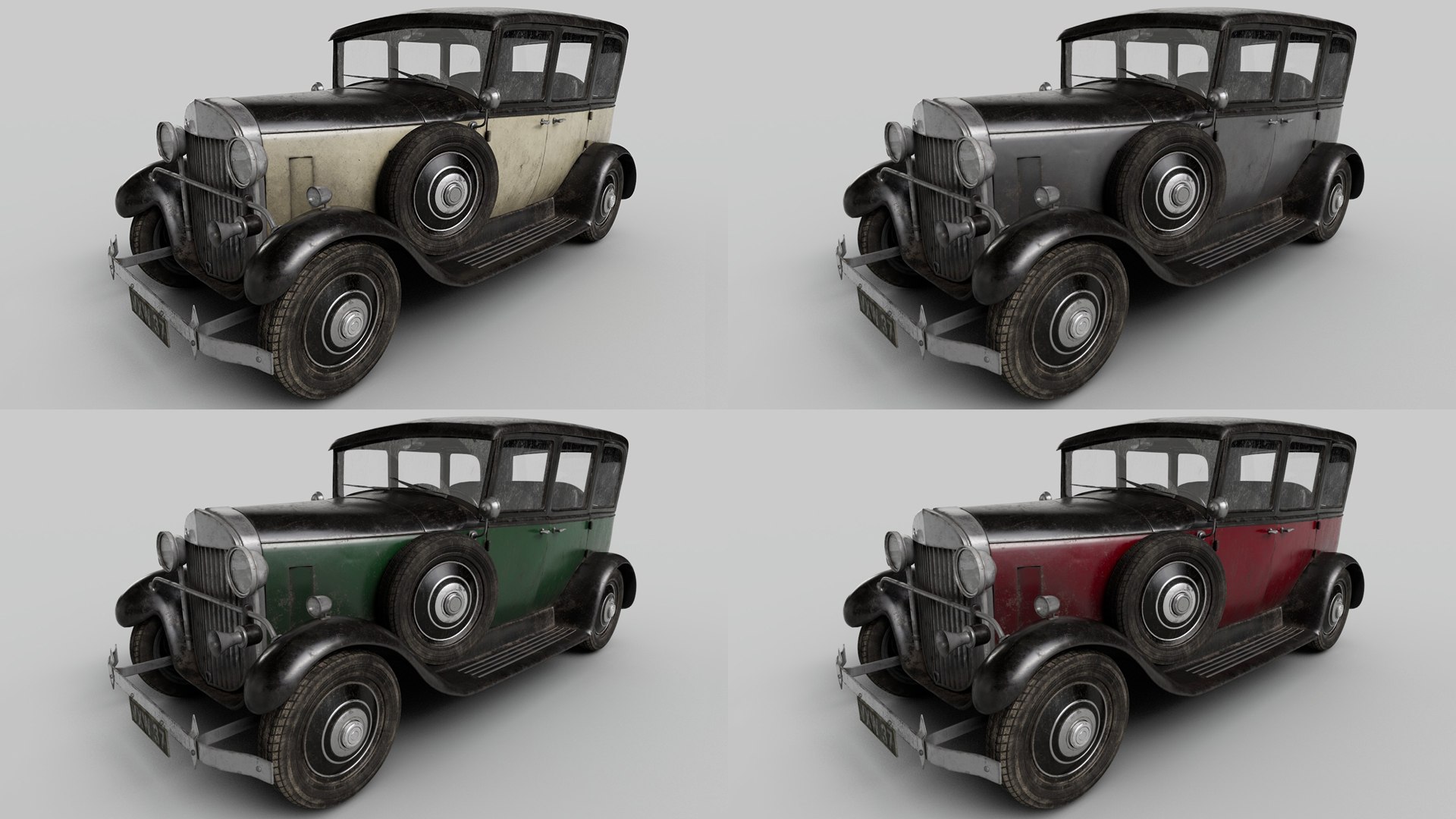 Classic Car 3D Model - TurboSquid 2245670