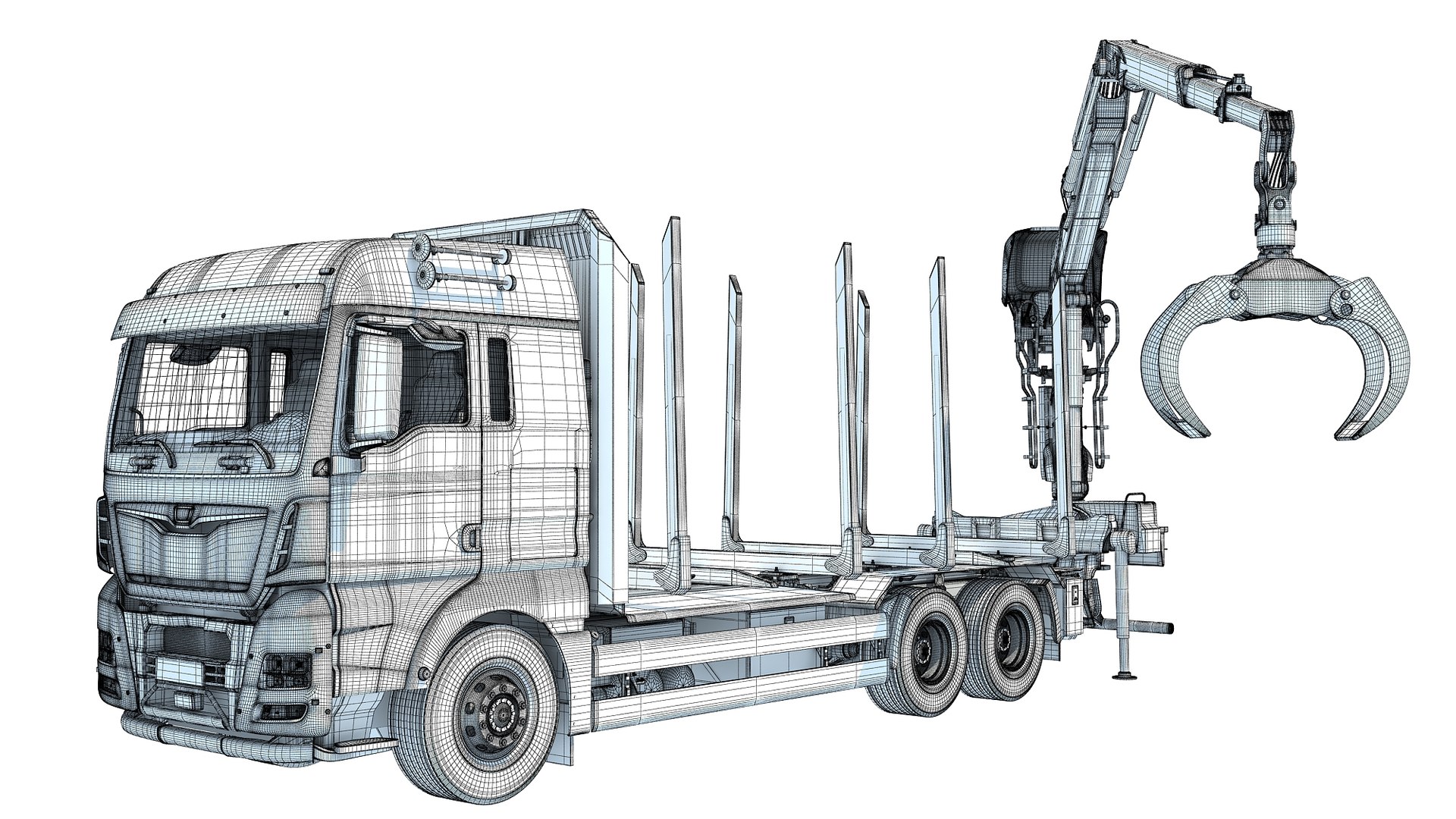 Forestry Machine Set 3D - TurboSquid 1875695