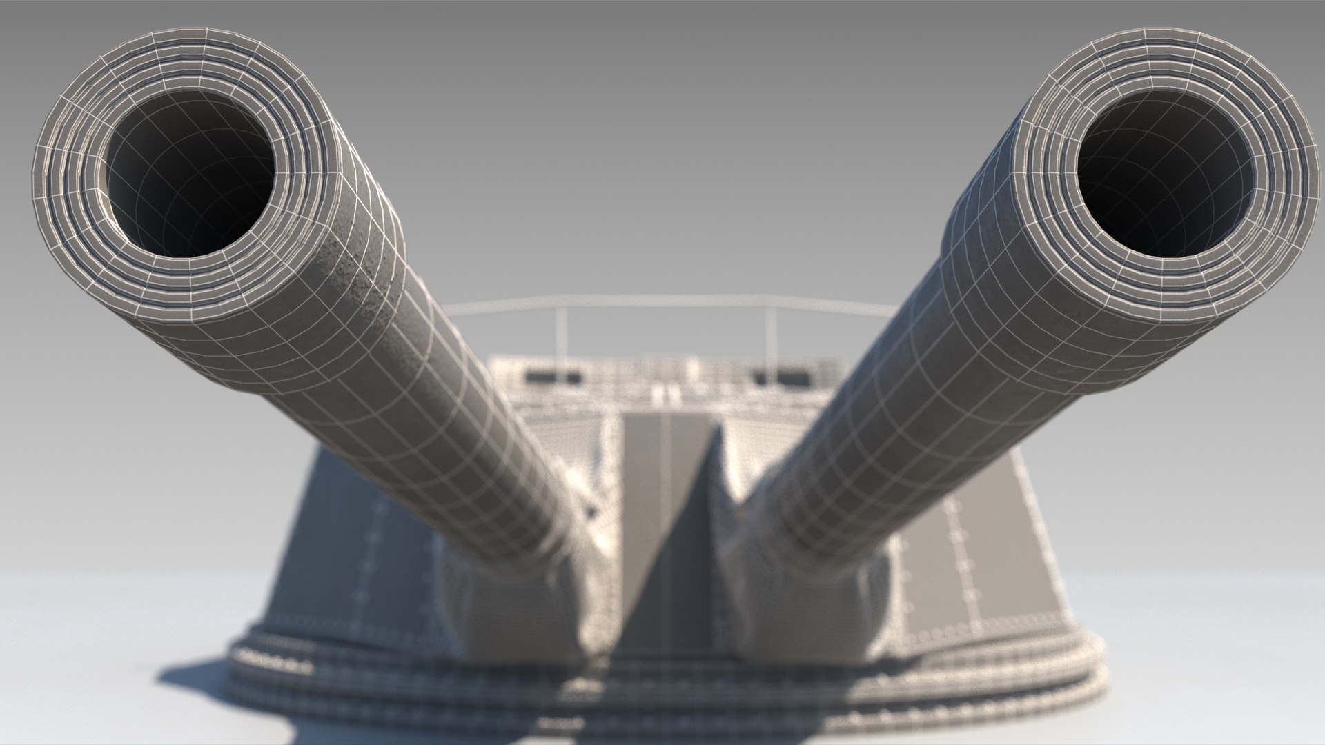 3D turret ship war - TurboSquid 1693309