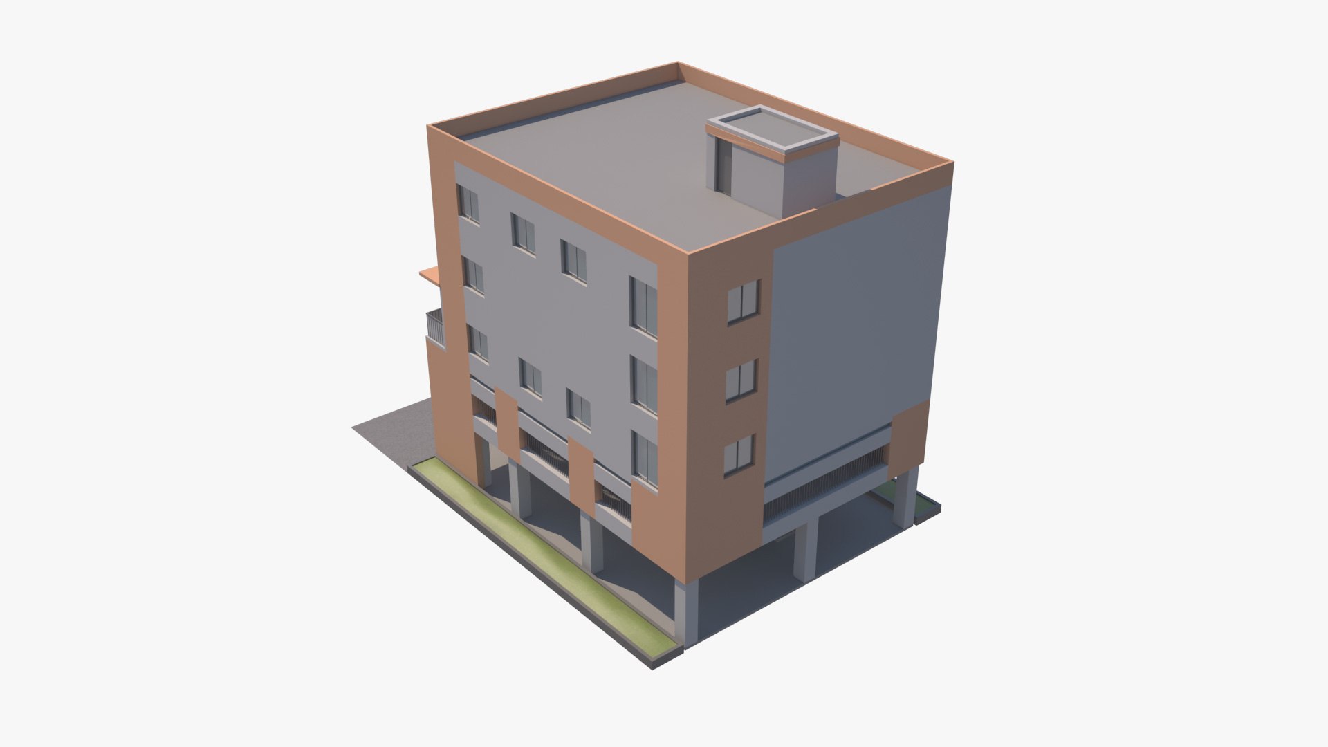 Building 24 3D Model - TurboSquid 2097402