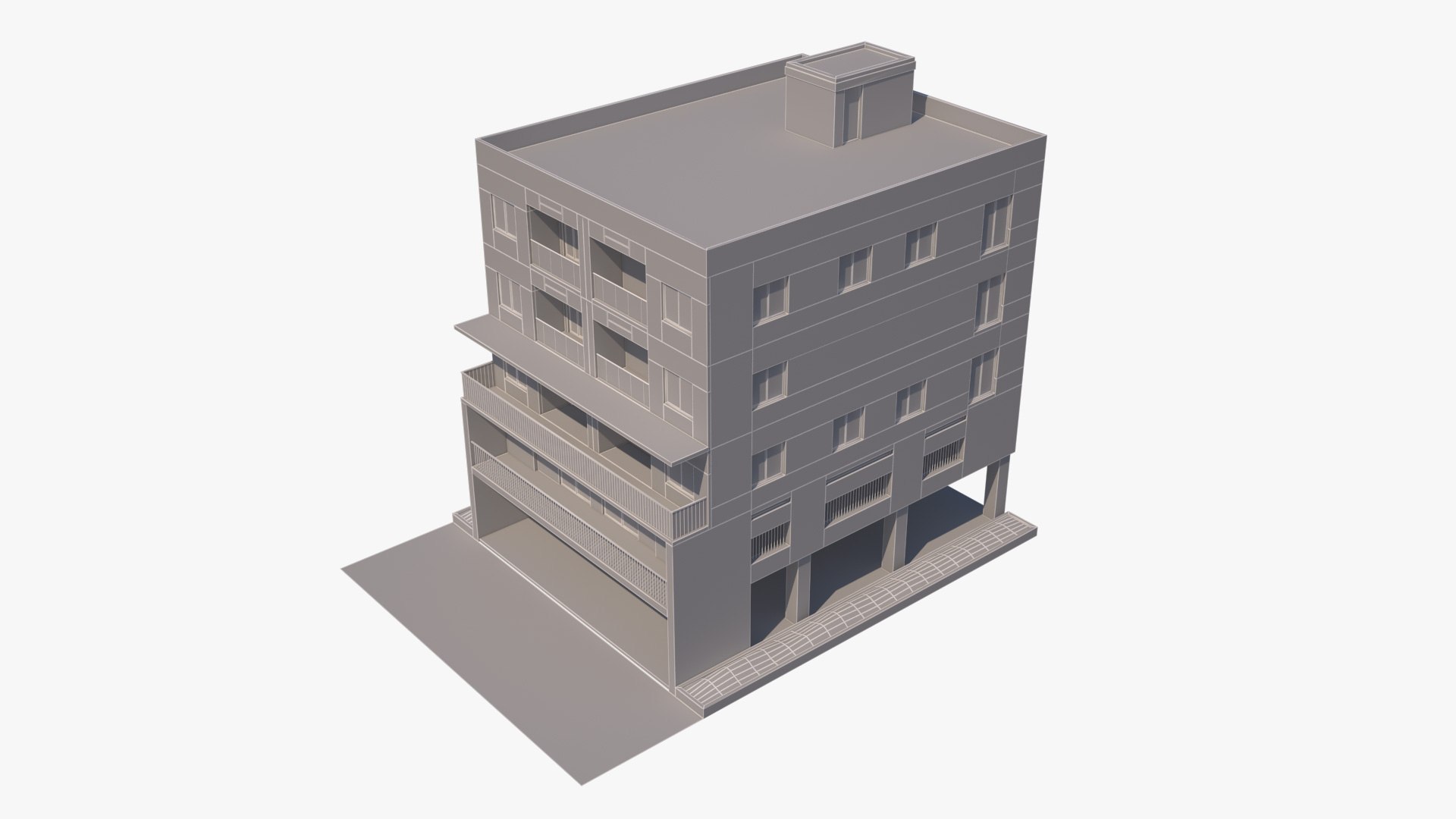 Building 24 3D Model - TurboSquid 2097402
