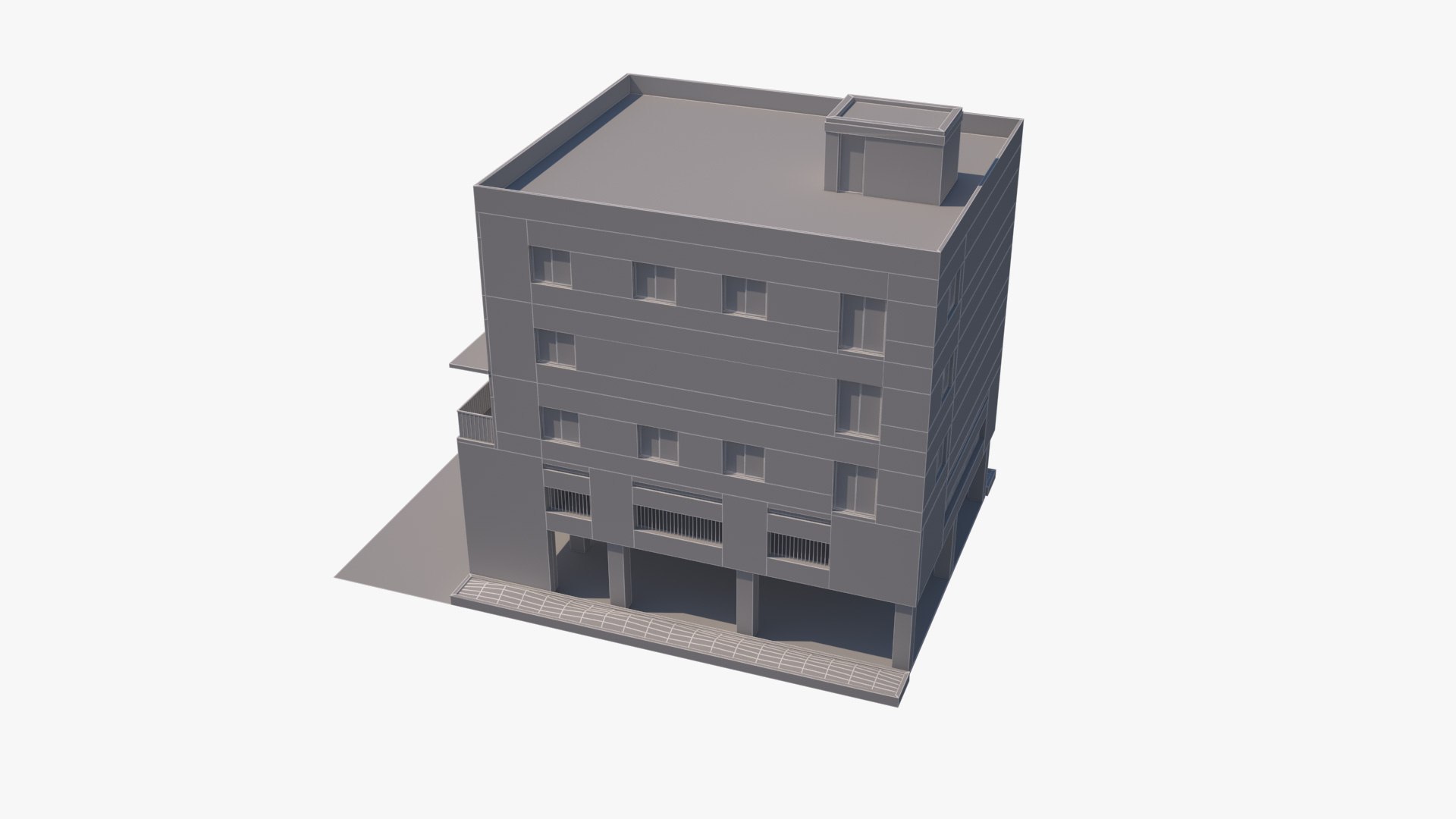 Building 24 3D Model - TurboSquid 2097402