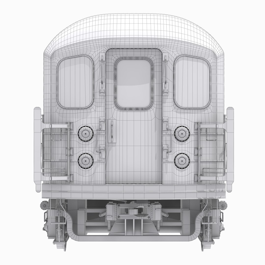 subway car 3d model