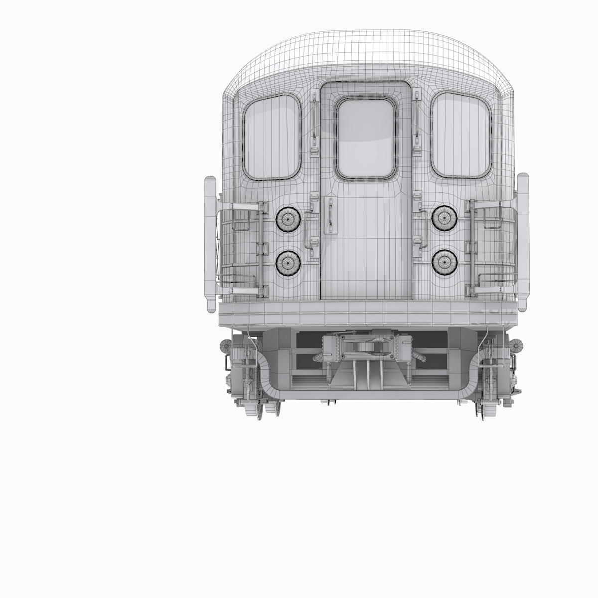 subway car 3d model