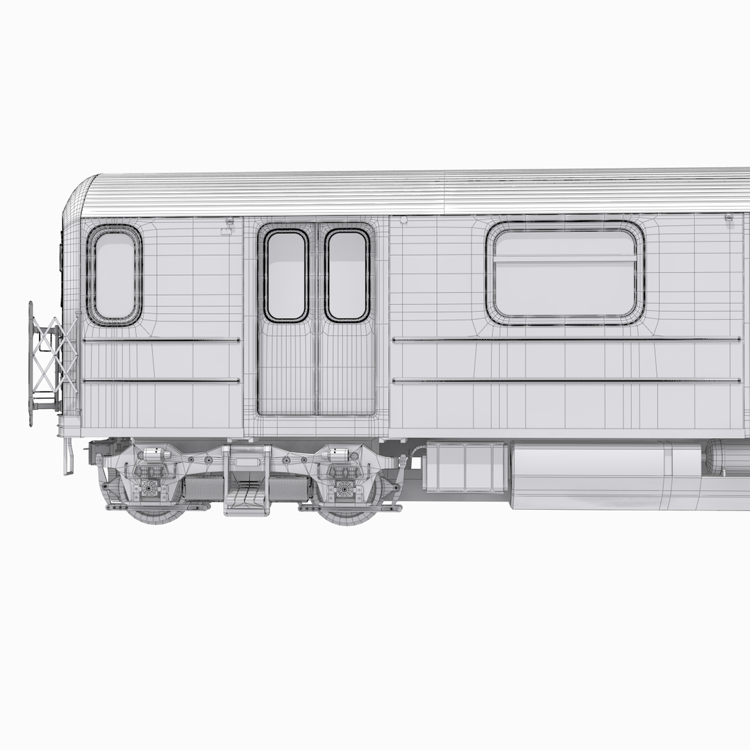 subway car 3d model