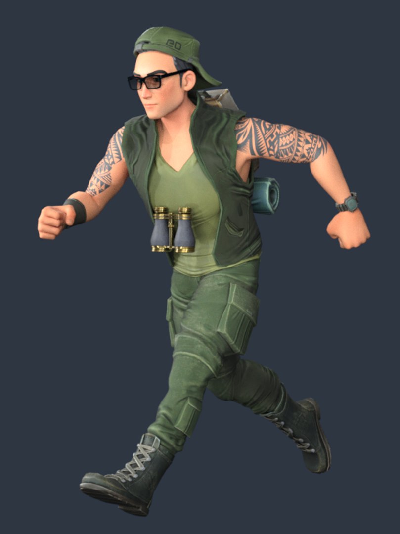 3D Cartoon Rigged Adventure Boy Character 3D Model - TurboSquid 2237334