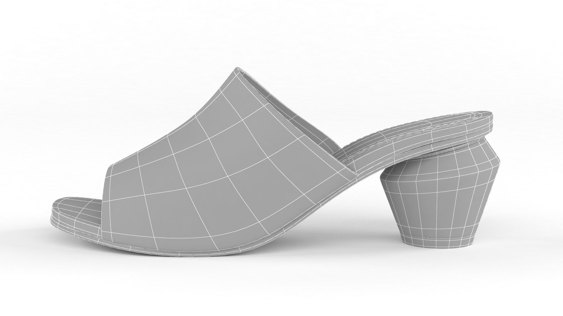 Women Slide Sandal 3D Model - TurboSquid 2133900