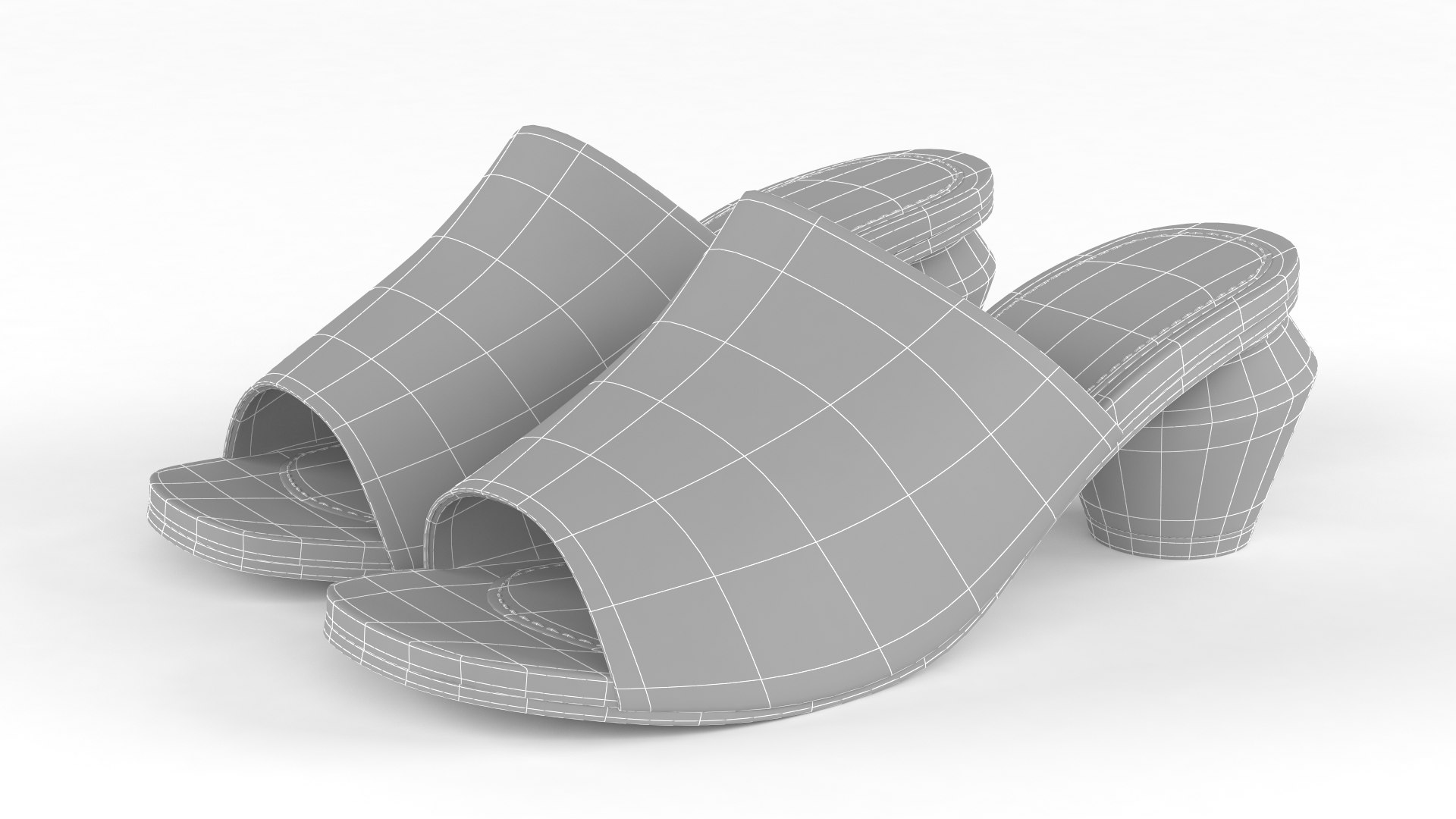 Women Slide Sandal 3D Model - TurboSquid 2133900