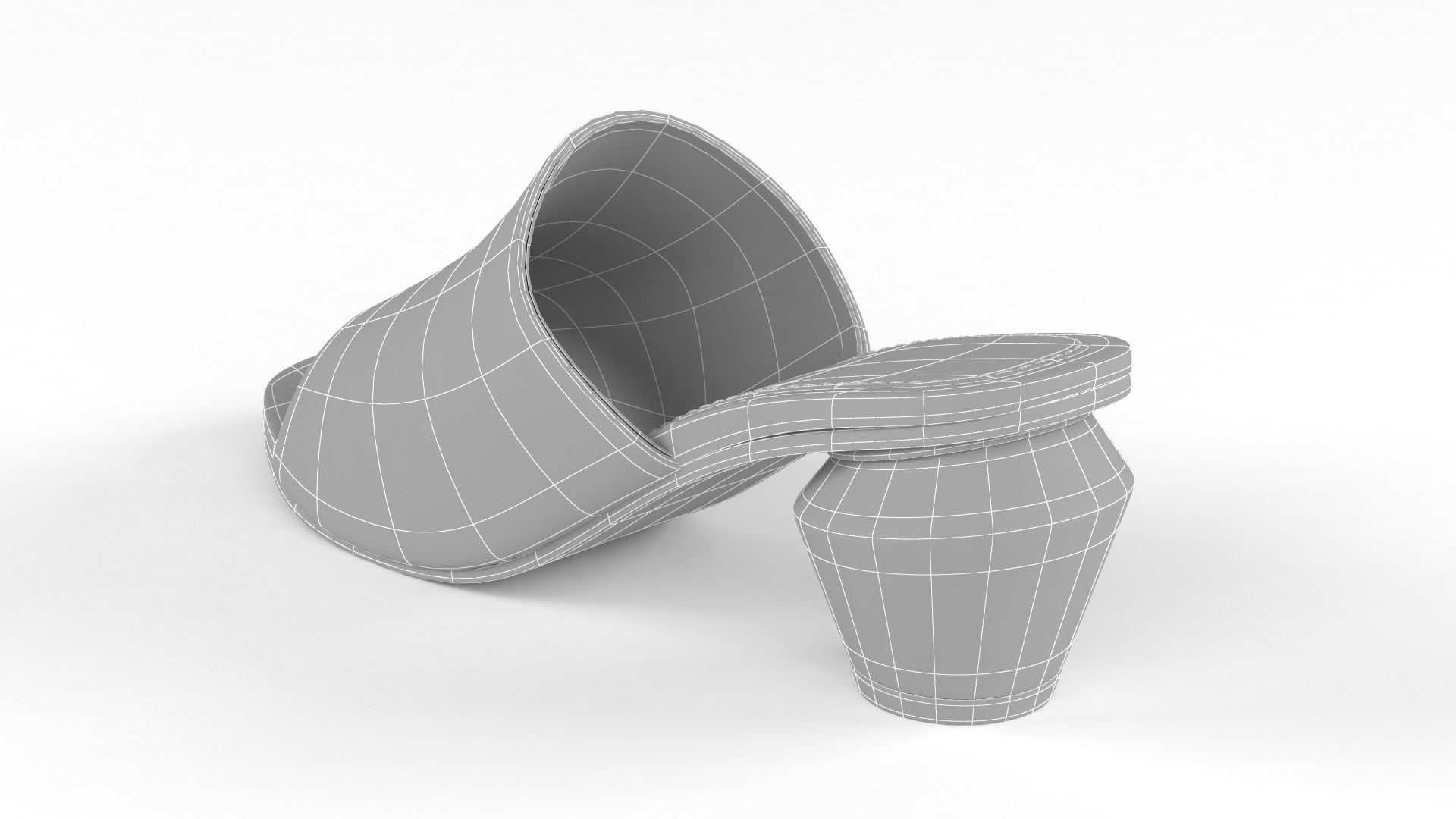 Women Slide Sandal 3D Model - TurboSquid 2133900