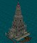 3D Fantasy Sunset Tower Model - TurboSquid 1335520