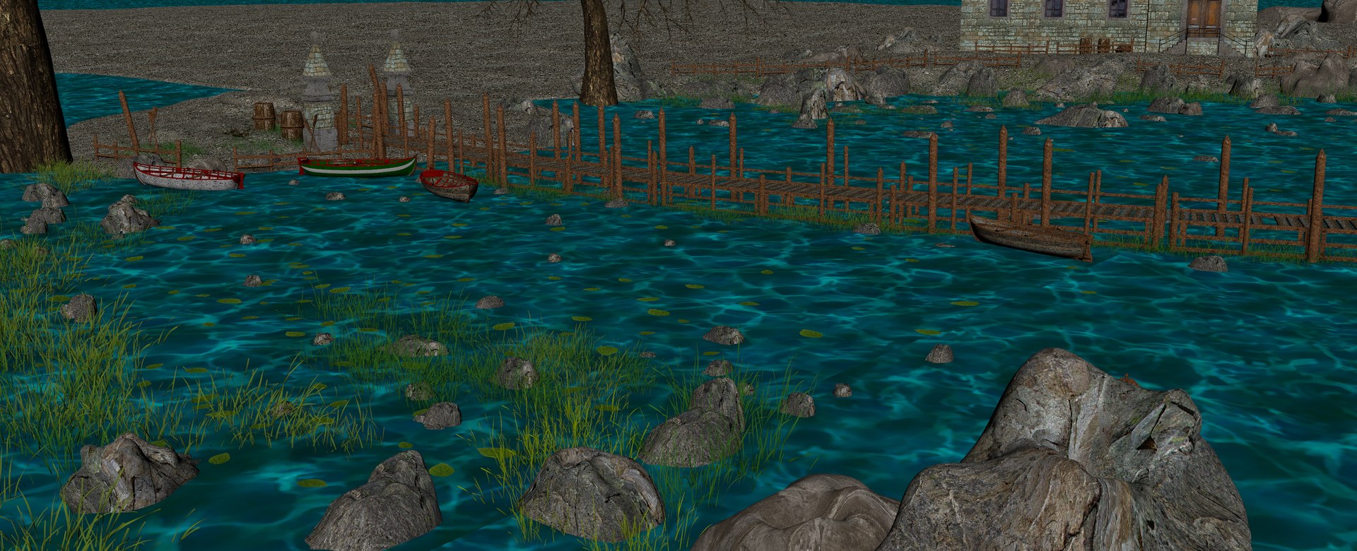 3D Fantasy Sunset Tower Model - TurboSquid 1335520