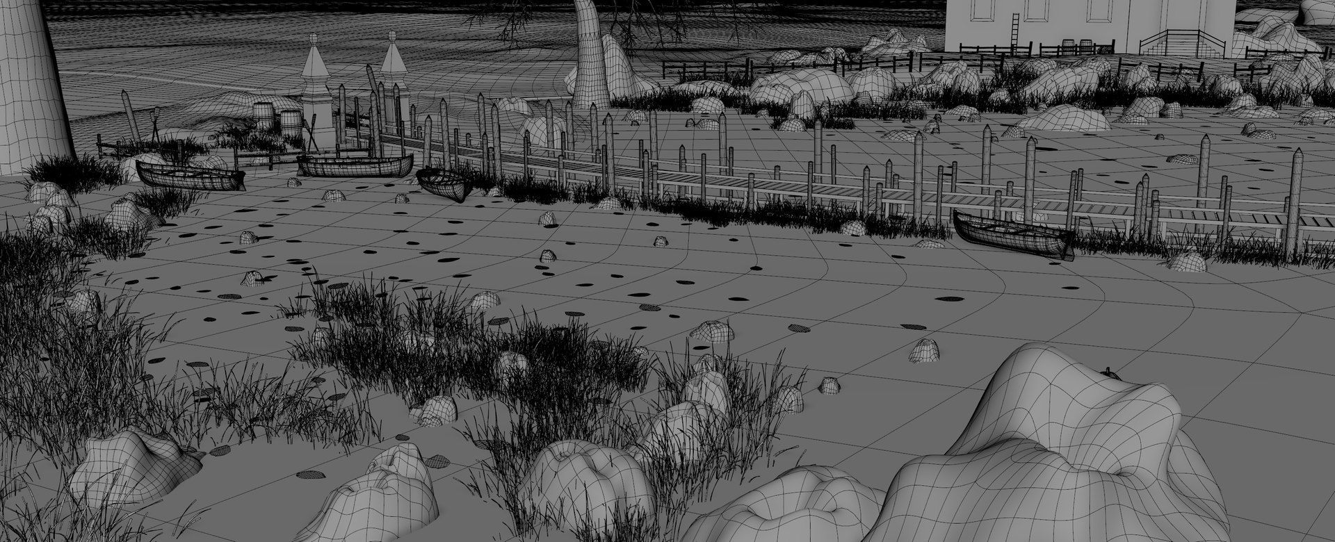 3D Fantasy Sunset Tower Model - TurboSquid 1335520