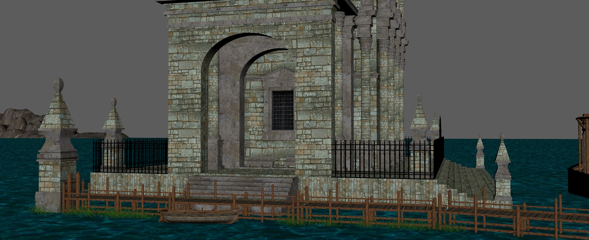 3D Fantasy Sunset Tower Model - TurboSquid 1335520