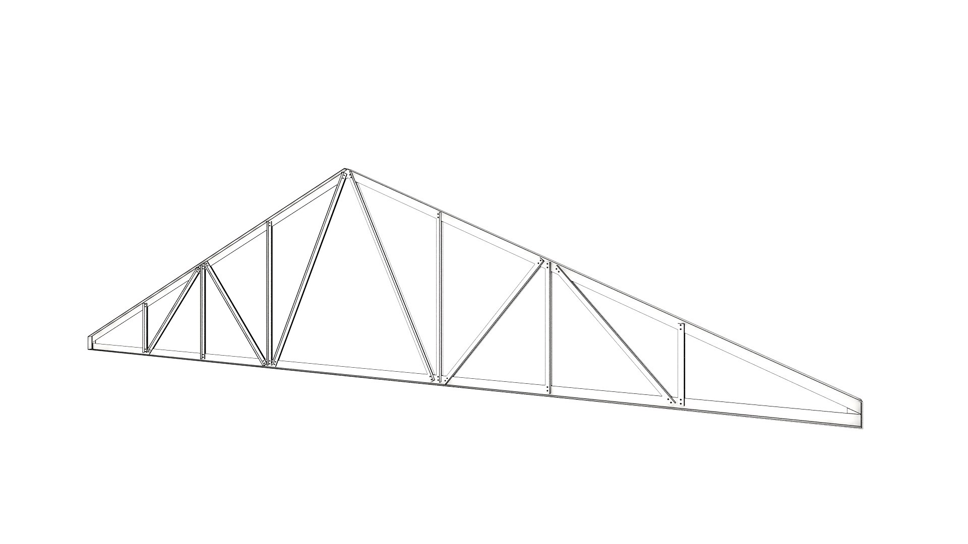 Steel Truss 3D Model - TurboSquid 1647705
