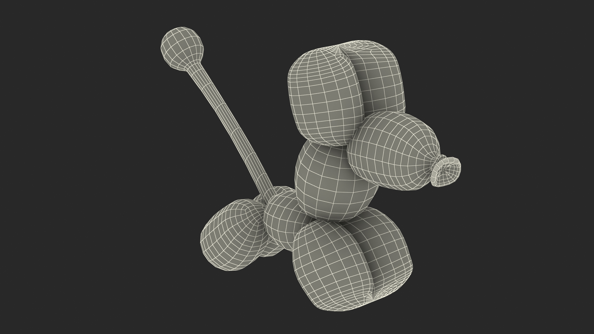 3D Balloon Dog Figurine Model - TurboSquid 2302676