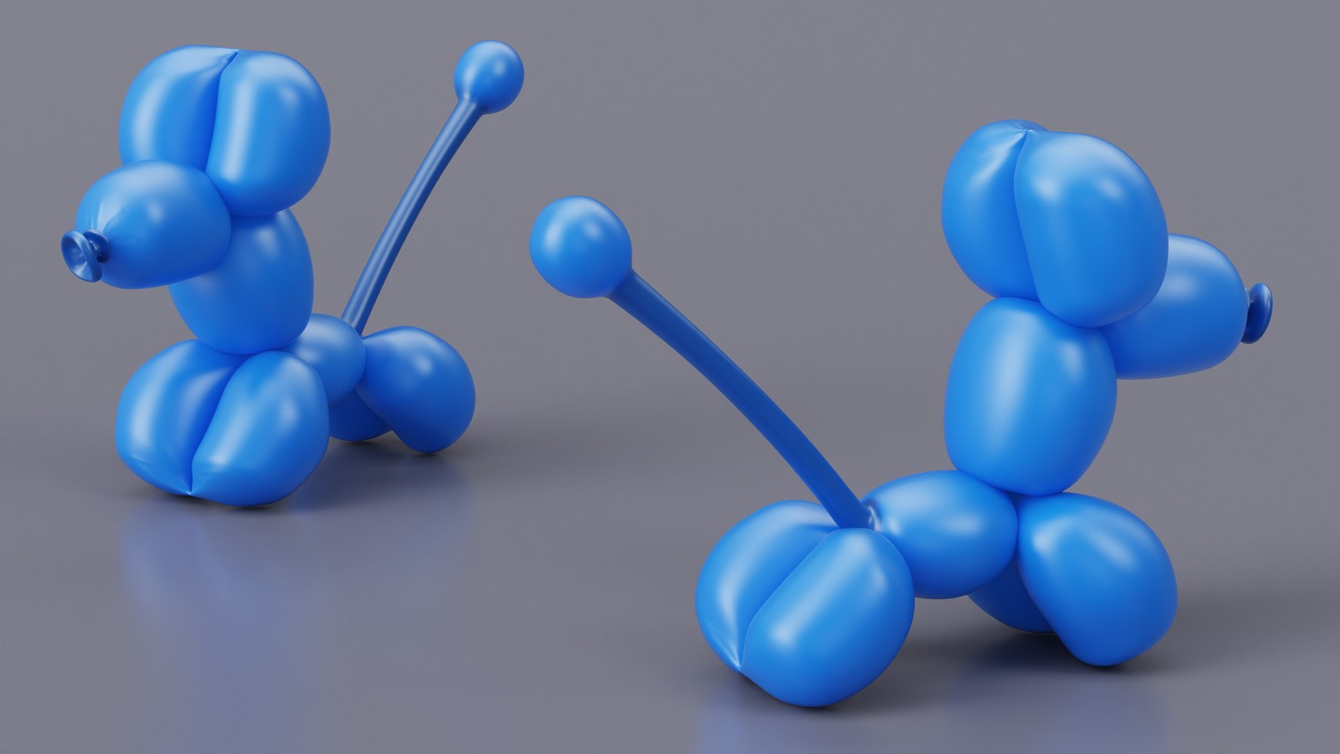 3D Balloon Dog Figurine Model - TurboSquid 2302676