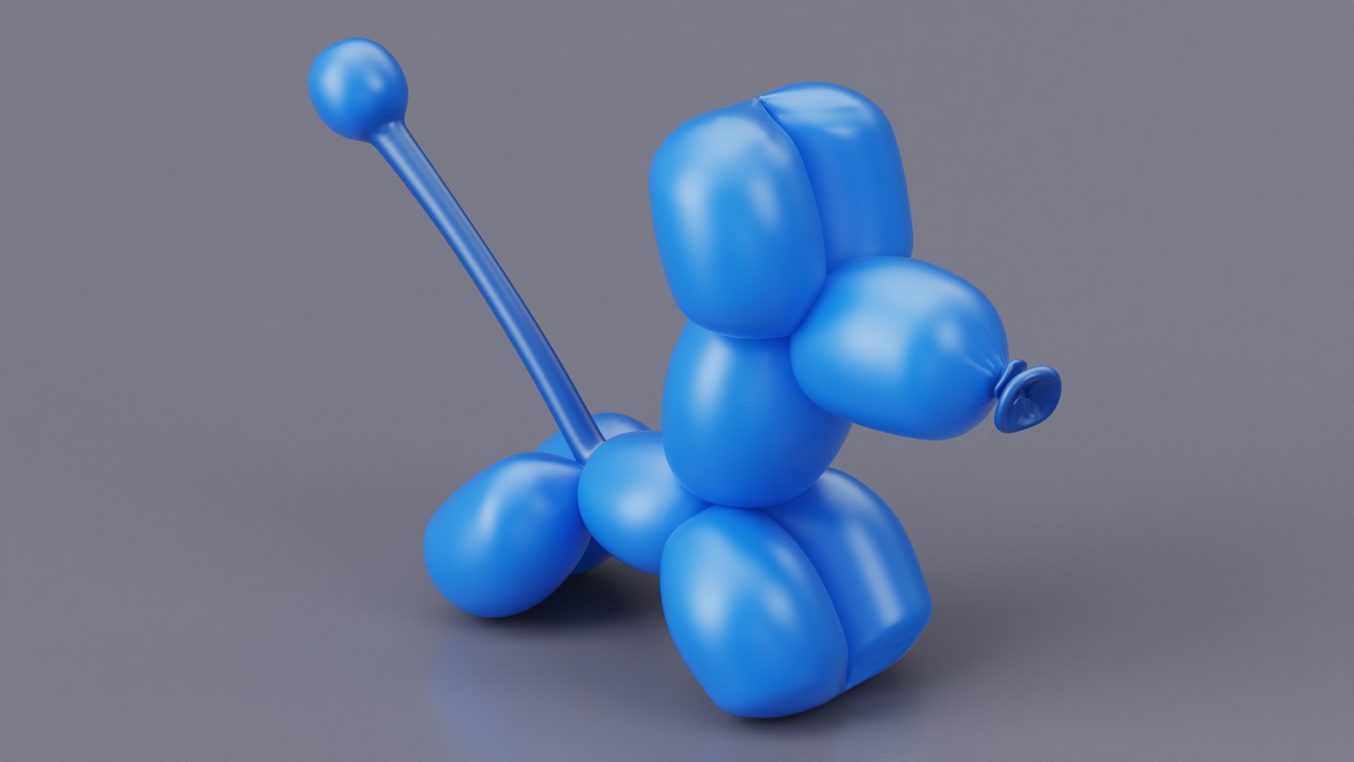 3D Balloon Dog Figurine Model - TurboSquid 2302676