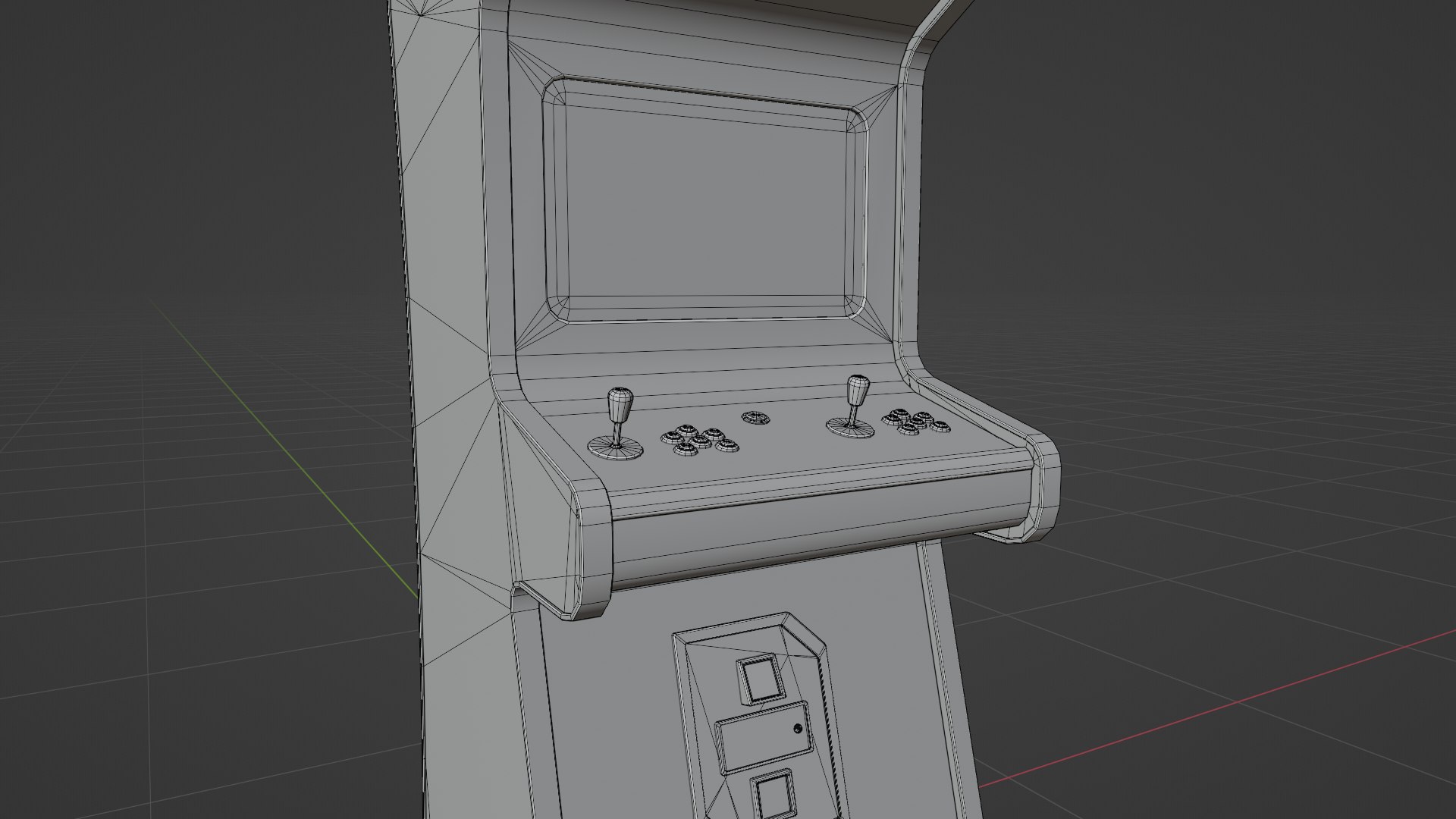 Lowpoly Arcade Machine 3D Model - TurboSquid 1895557