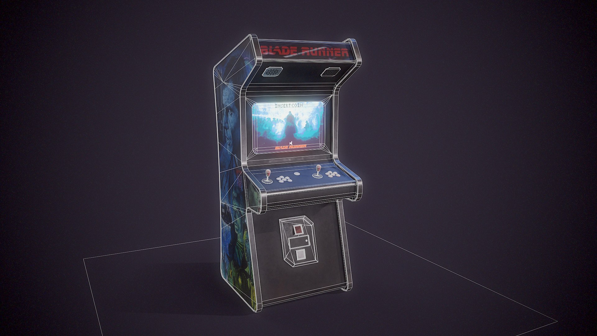 Lowpoly Arcade Machine 3D Model - TurboSquid 1895557