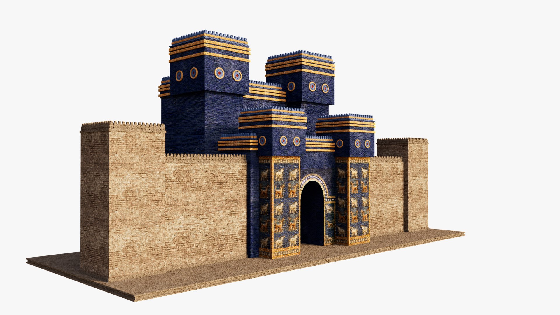Ishtar Gate Model - TurboSquid 2219790