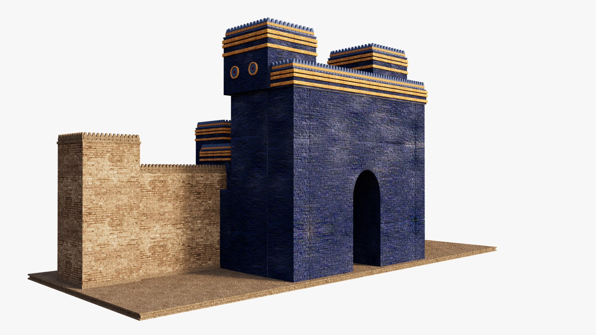 Ishtar Gate Model - TurboSquid 2219790