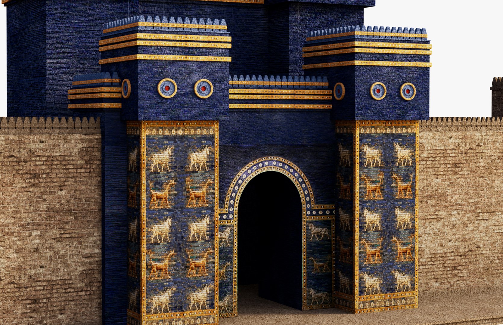 Ishtar Gate Model - TurboSquid 2219790